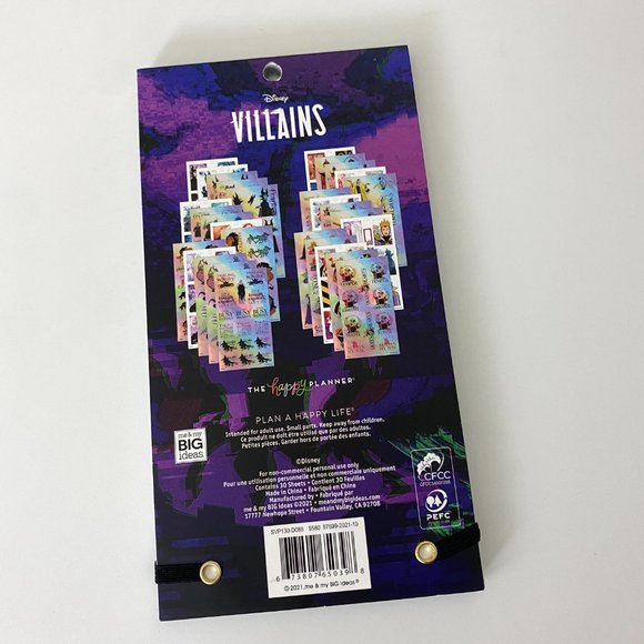Disney | Other | The Happy Planner Disney Villains Sticker Book | Poshmark